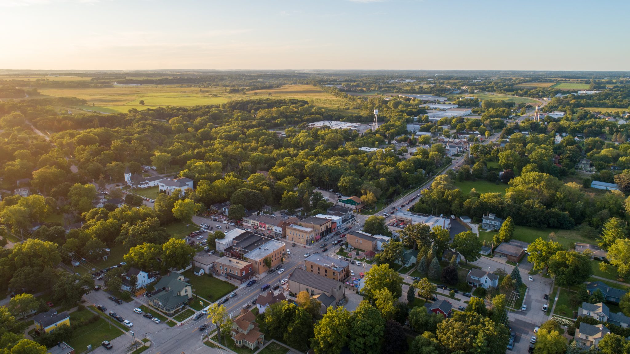 DJI_0077-HDR (1) Richmond Downtown – Village of Richmond, IL